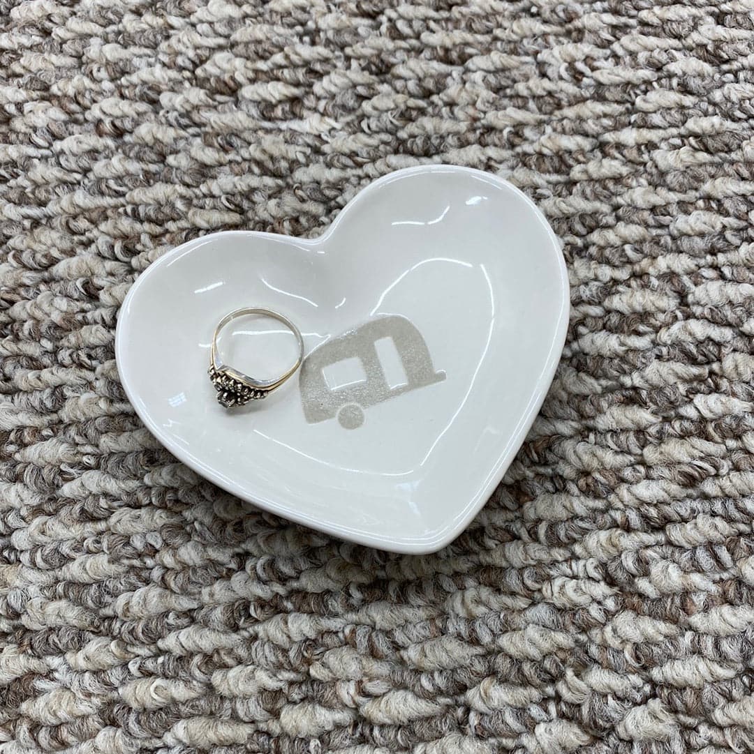 Camper Heart Trinket Dish. Jewelry Holder. Camping Gift. – C & A ...