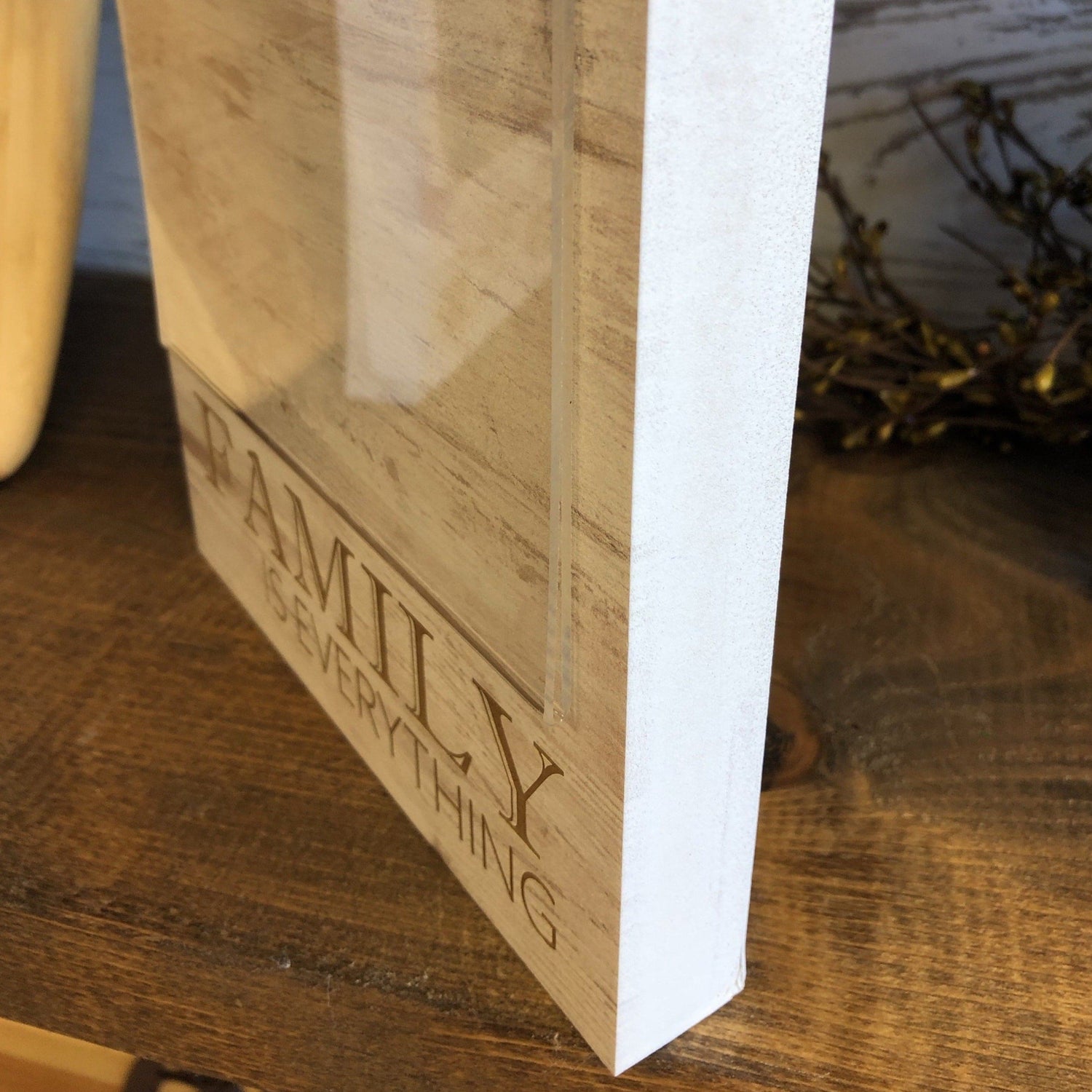 Family Is Everything Photo Frame. Weathered Family Frame. – C & A ...